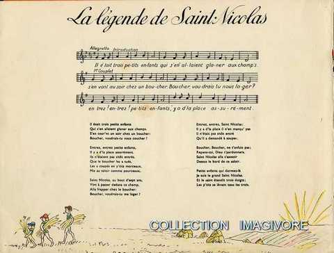 LA LEGENDE DE SAINT NICOLAS